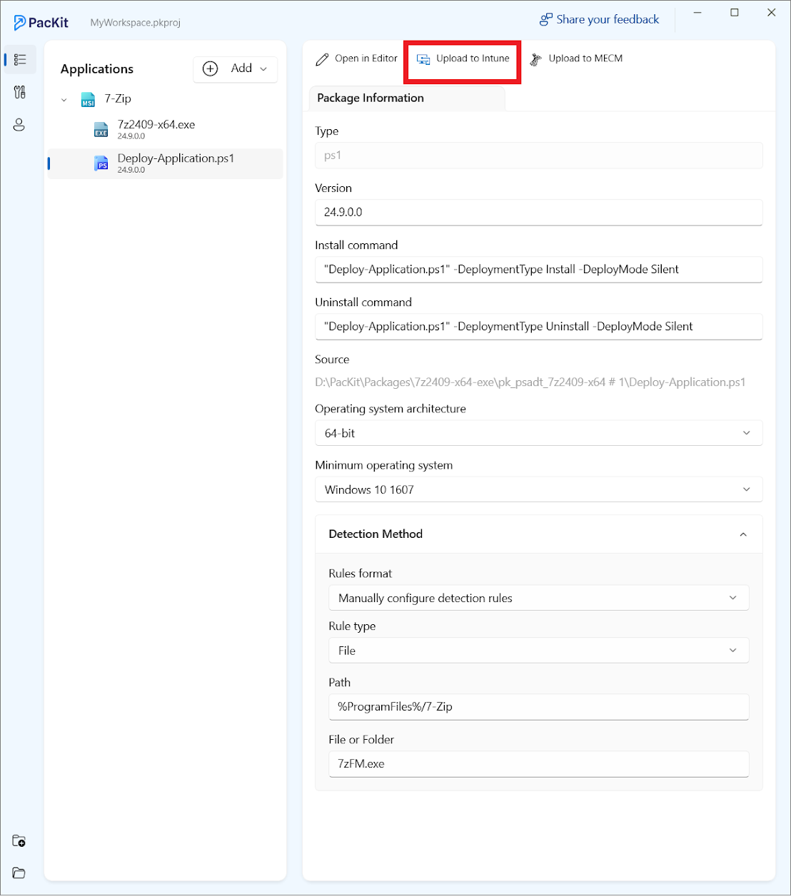 Wrapping Win32 apps with PSADT for Intune Deployment